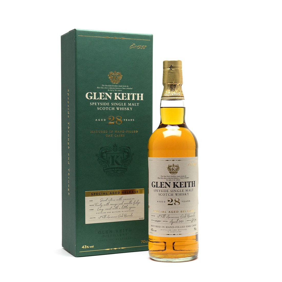 Glen Keith 28 Year Old - Secret Speyside Collection | Nickolls & Perks