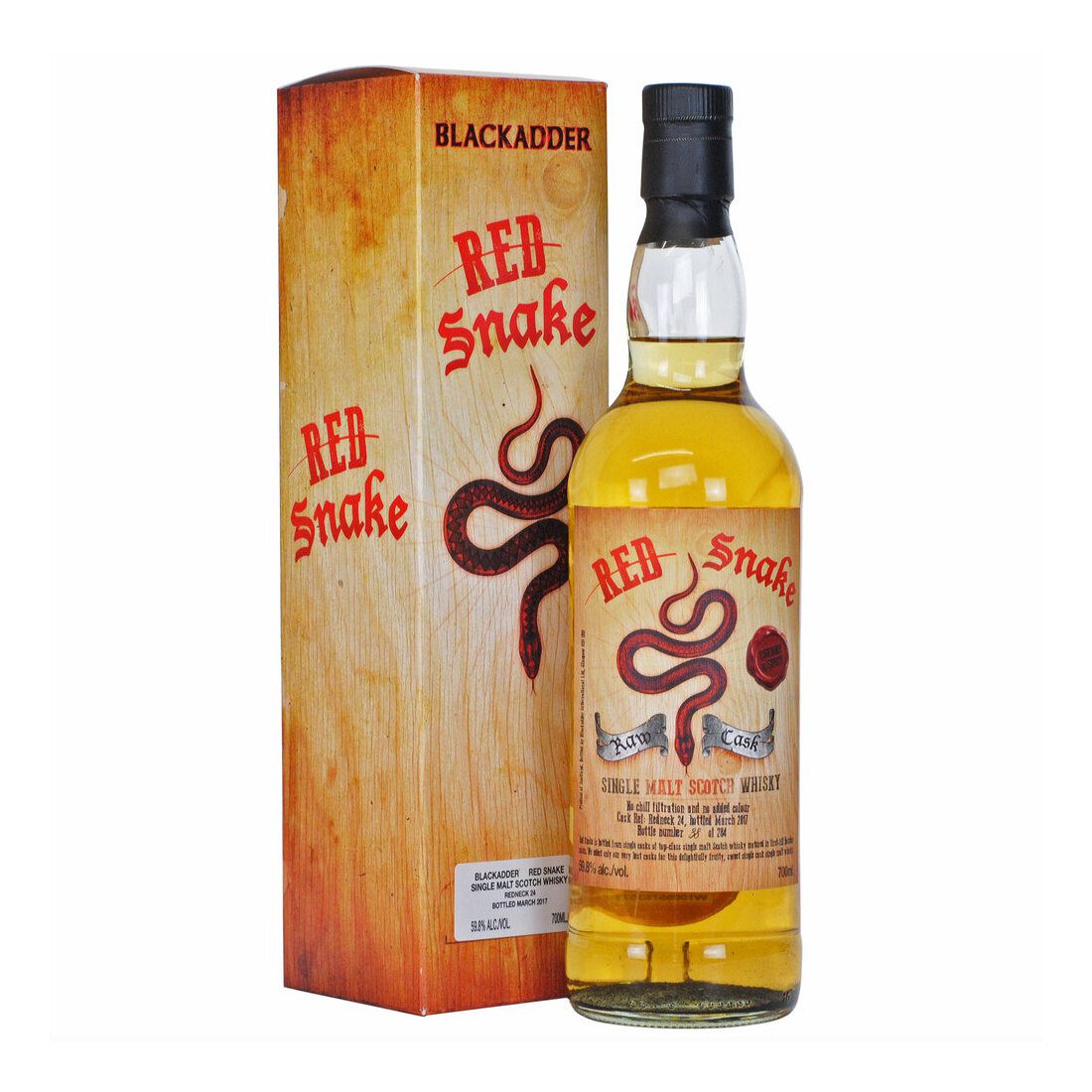 Red Snake Raw Cask Redneck RN24 (Blackadder) | Nickolls & Perks