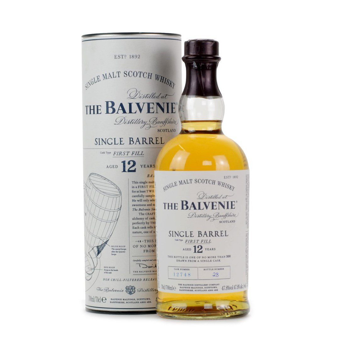 Balvenie 12 Year Old Single Barrel - First Fill | Nickolls & Perks