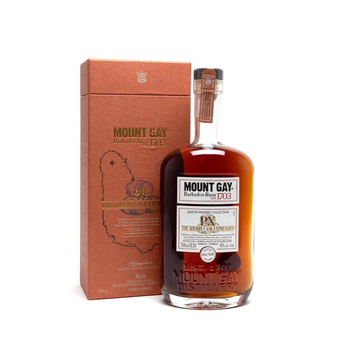 Mount Gay PX Sherry Cask Expression - The Master Blender Collection 45 ...